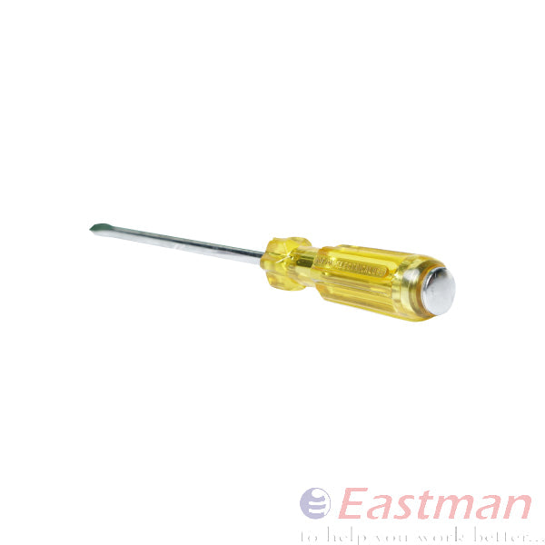 Eastman Striking Screw Driver With Yellow Handle, Long Length ,Size 8x ...