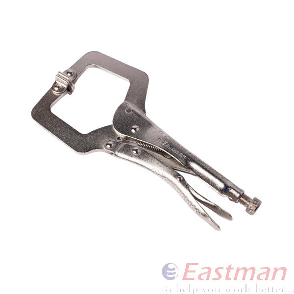 C-Clamp Plier, Knurled Handle, Size:- 11/275mm, E-2253 - Eastman Cast ...