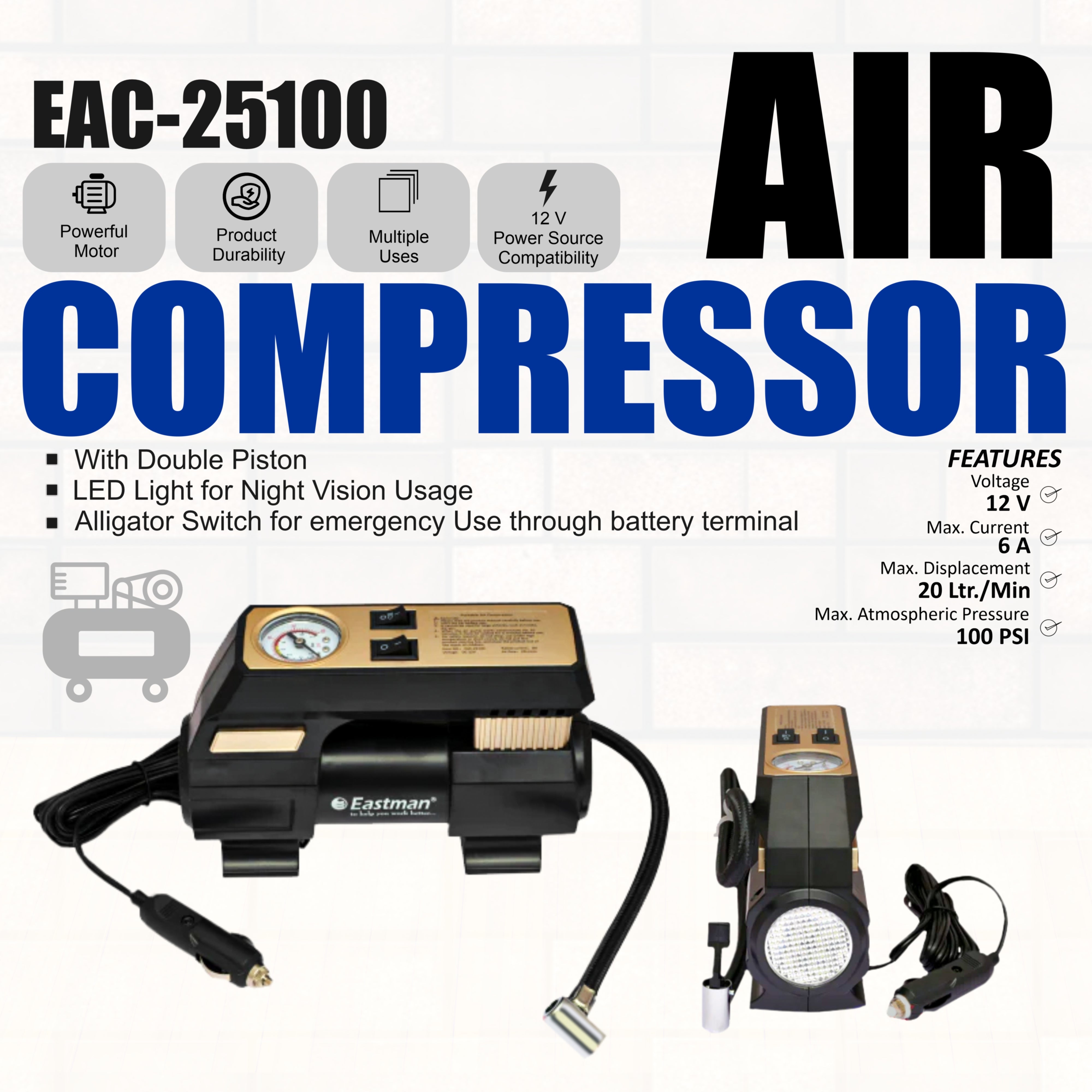 Air Compressor - Eastman Cast & Forge Ltd