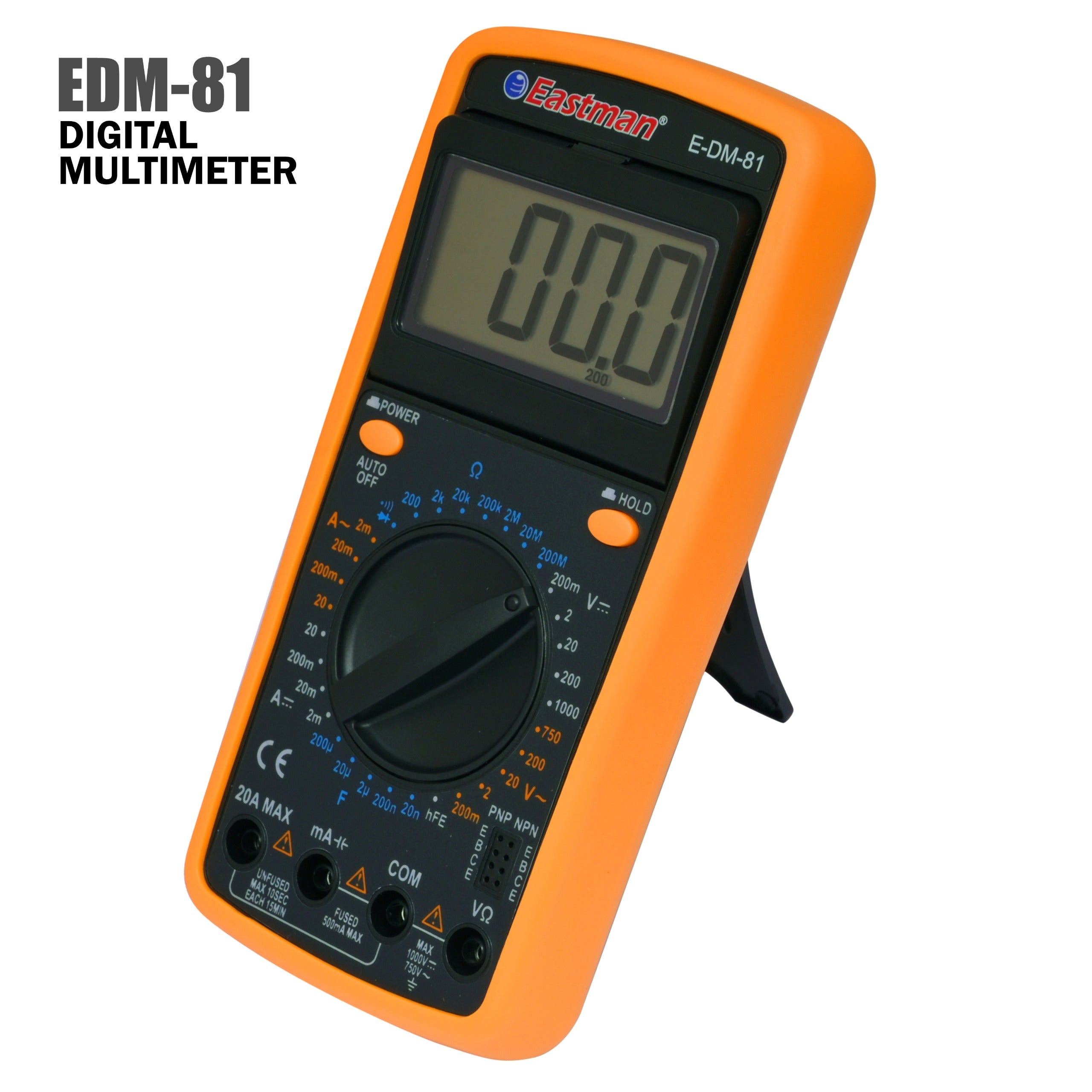 Buy Digital Multimeter - DC Voltmeter And Ohm Volt,EDM-81 - Eastman ...