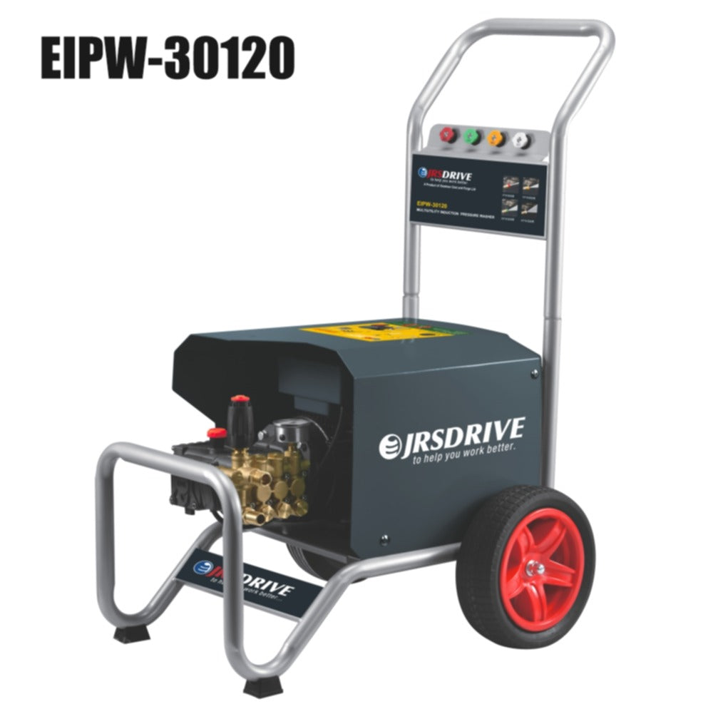 JRSDRIVE EIPW-30120 Electric Induction Pressure Washer – 200 Bar Max f